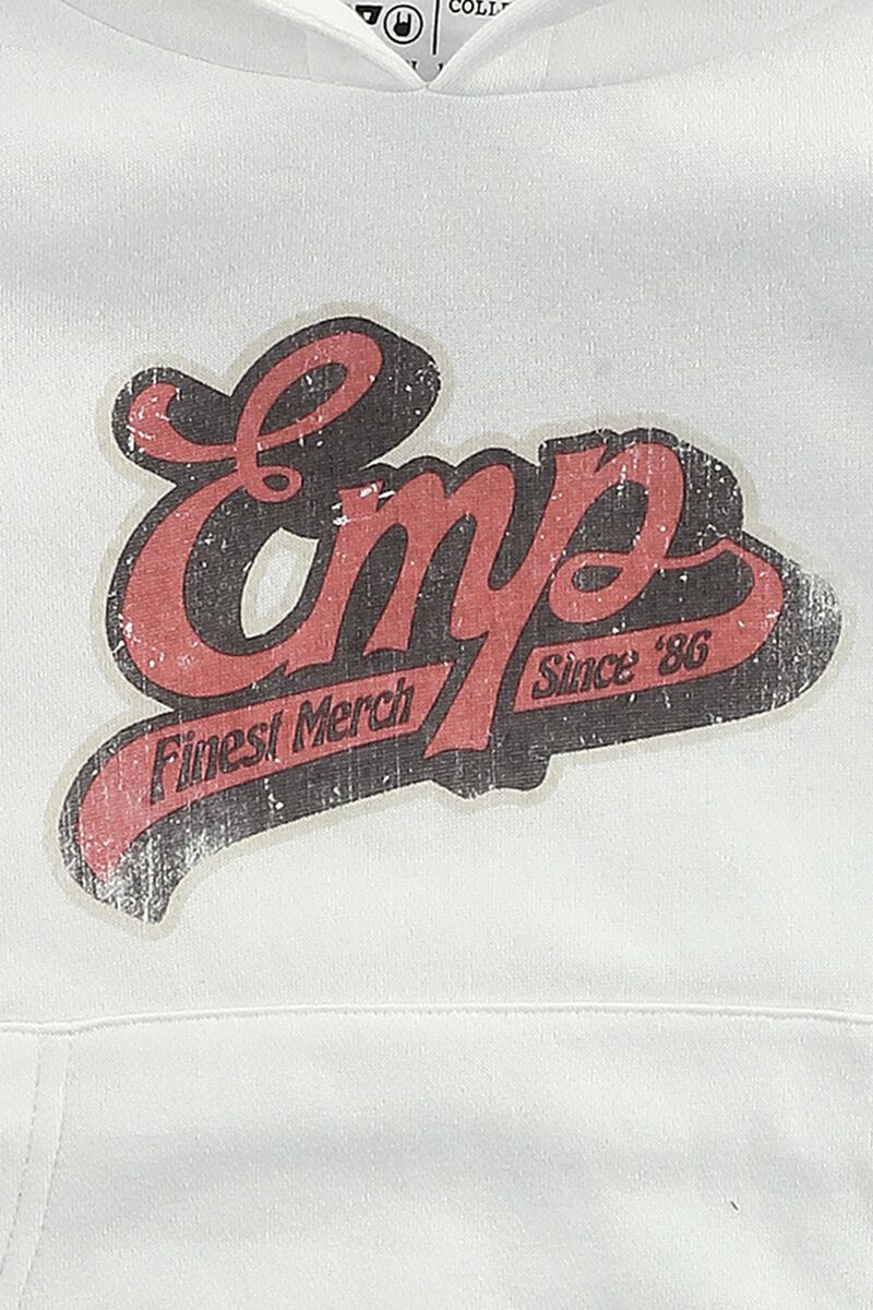 Barn - huvtröja med old school EMP-logo | EMP Stage Collection Luvtröja ...