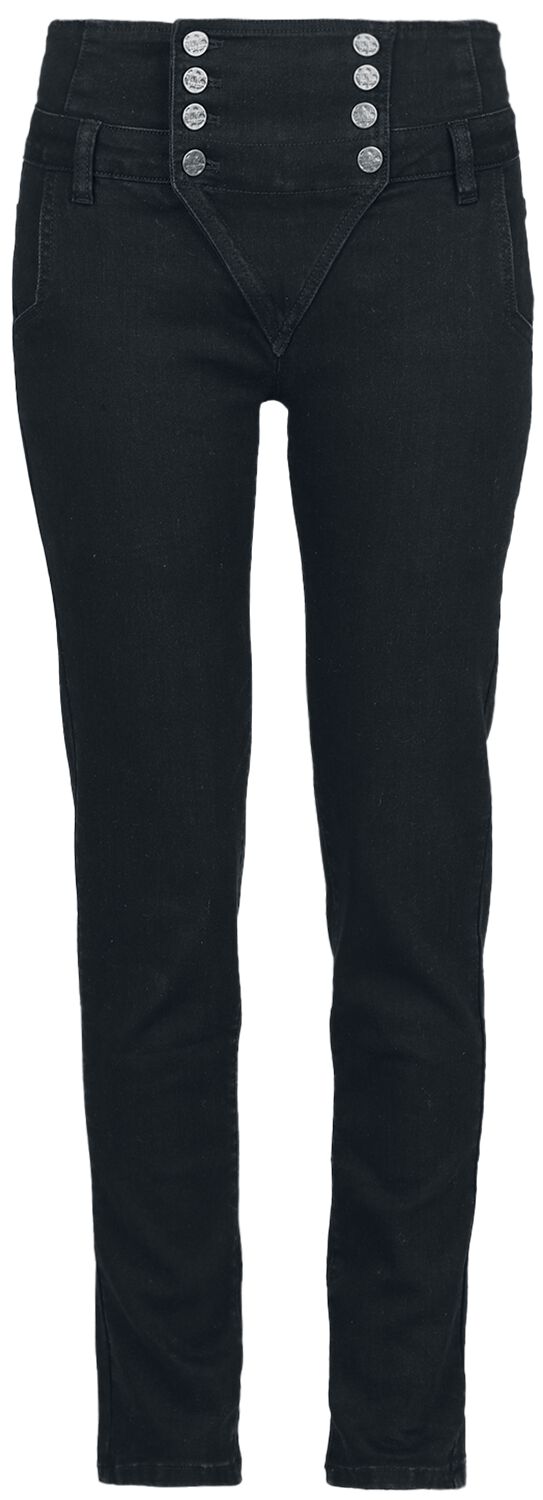 Double Button Placket Jeans | Black Premium by EMP Tygbyxor | EMP