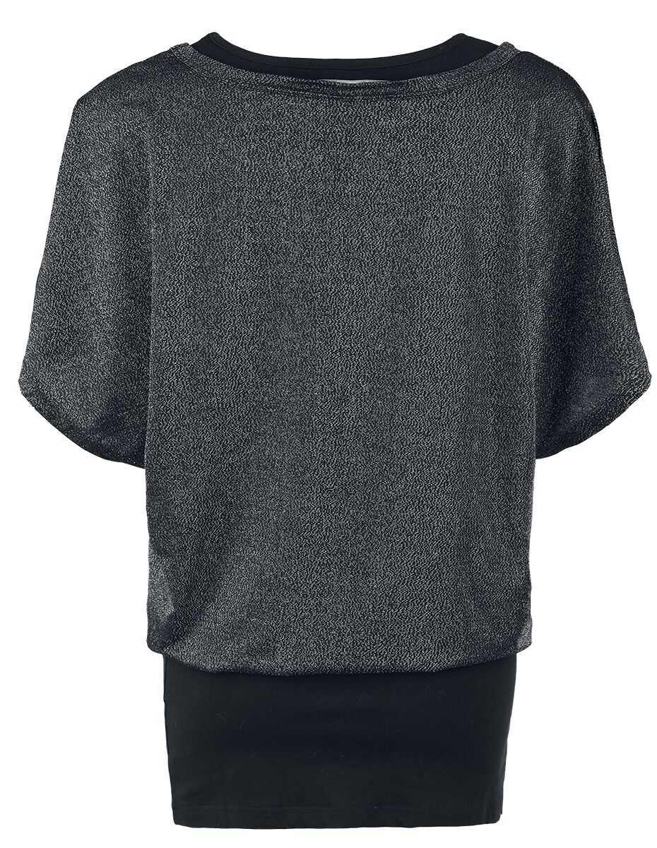 Dubbelpack tröja och glittrigt linne | Black Premium by EMP T-shirt | EMP